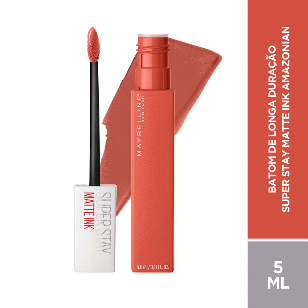 Labial Maybelline Superstay Matte Ink 70 Amazonian — Perfumería La Mundial