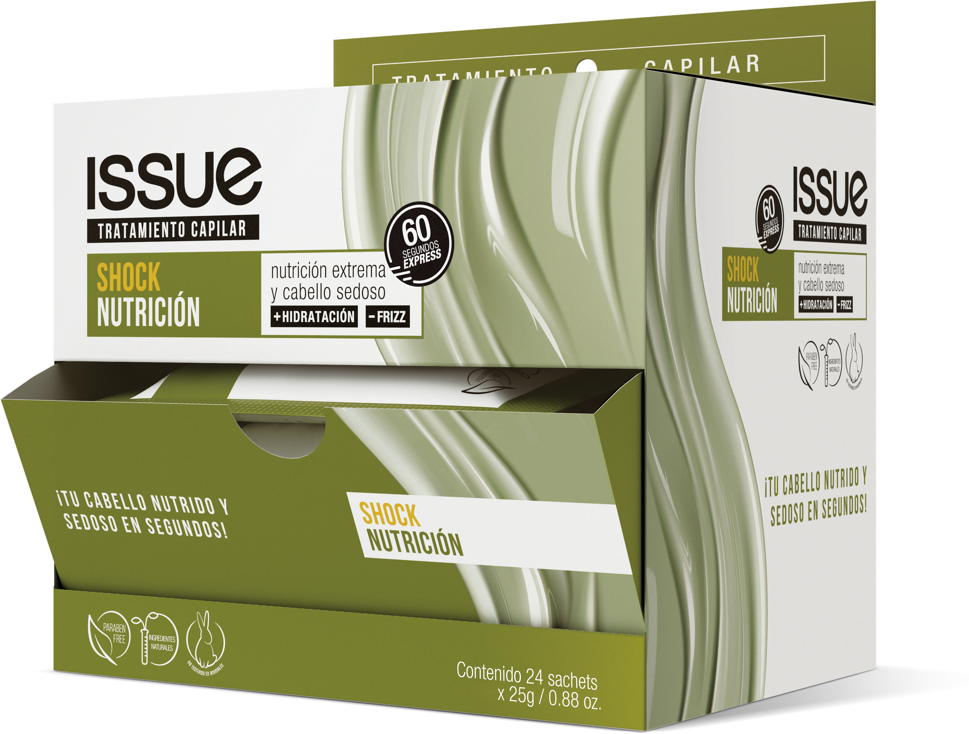 SACHET tratamiento Issue Shock Nutrición x 25 grs — Perfumería La Mundial