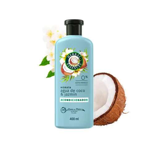 Acondicionador Herbal Essences Hidrata Agua de Coco 400ml — Perfumería La Mundial