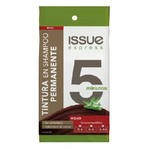 SHAMPOO ISSUE COLOR EXPRESS 5 MIN ROJO — Perfumería La Mundial