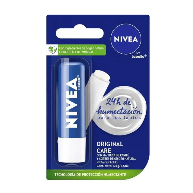 Bálsamo Labial Nivea Original Care — Perfumería La Mundial