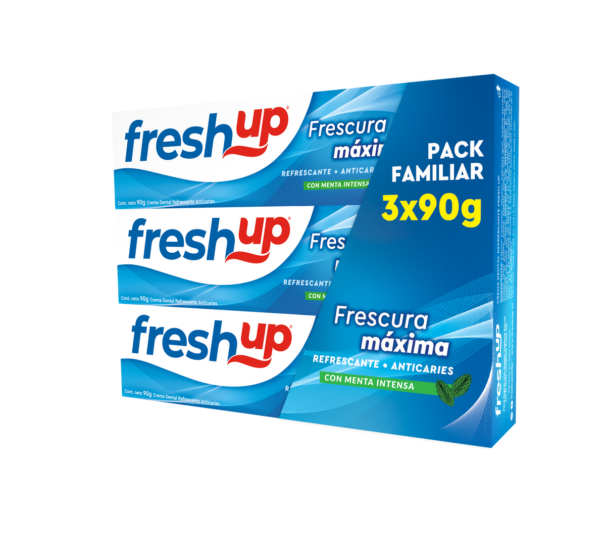Pasta Dental Fresh Up Frescura Maxima 3x90grs — Perfumería La Mundial