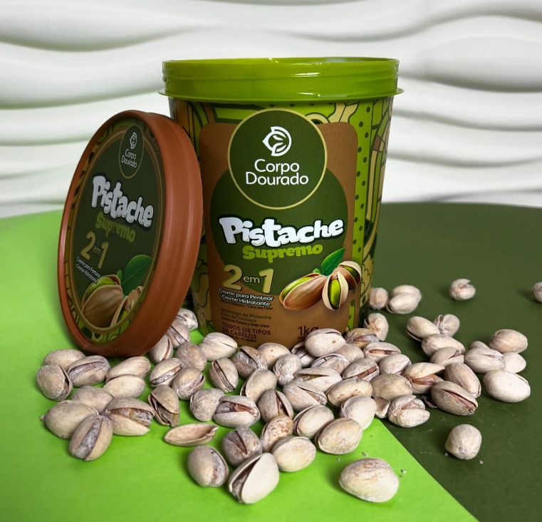 Crema Pistacho Supremo 1 Kilo 2 en 1 Corpo Dourado — Perfumería La Mundial