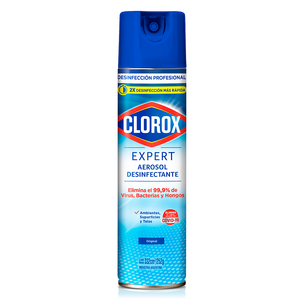 Desinfectante Aerosol Clorox Expert Original 252g — Perfumería La Mundial