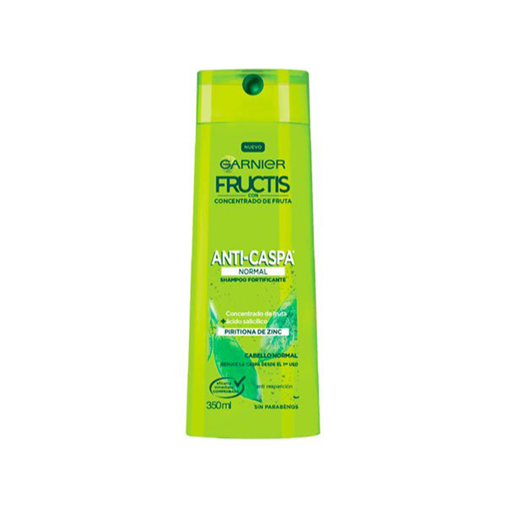 Shampoo Fructis Anticaspa Normal 350ml — Perfumería La Mundial