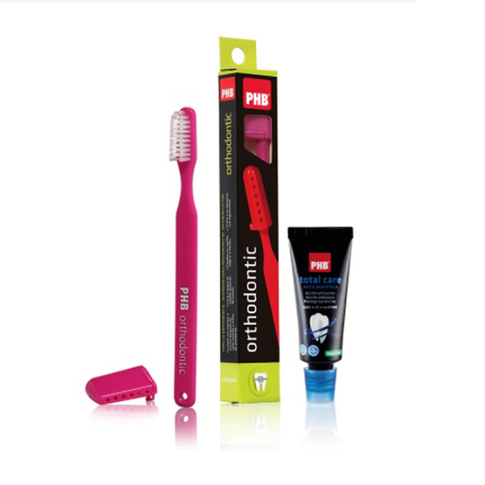 Cepillo PHB® Orthodontic + Mini Pasta 15ml — Perfumería La Mundial