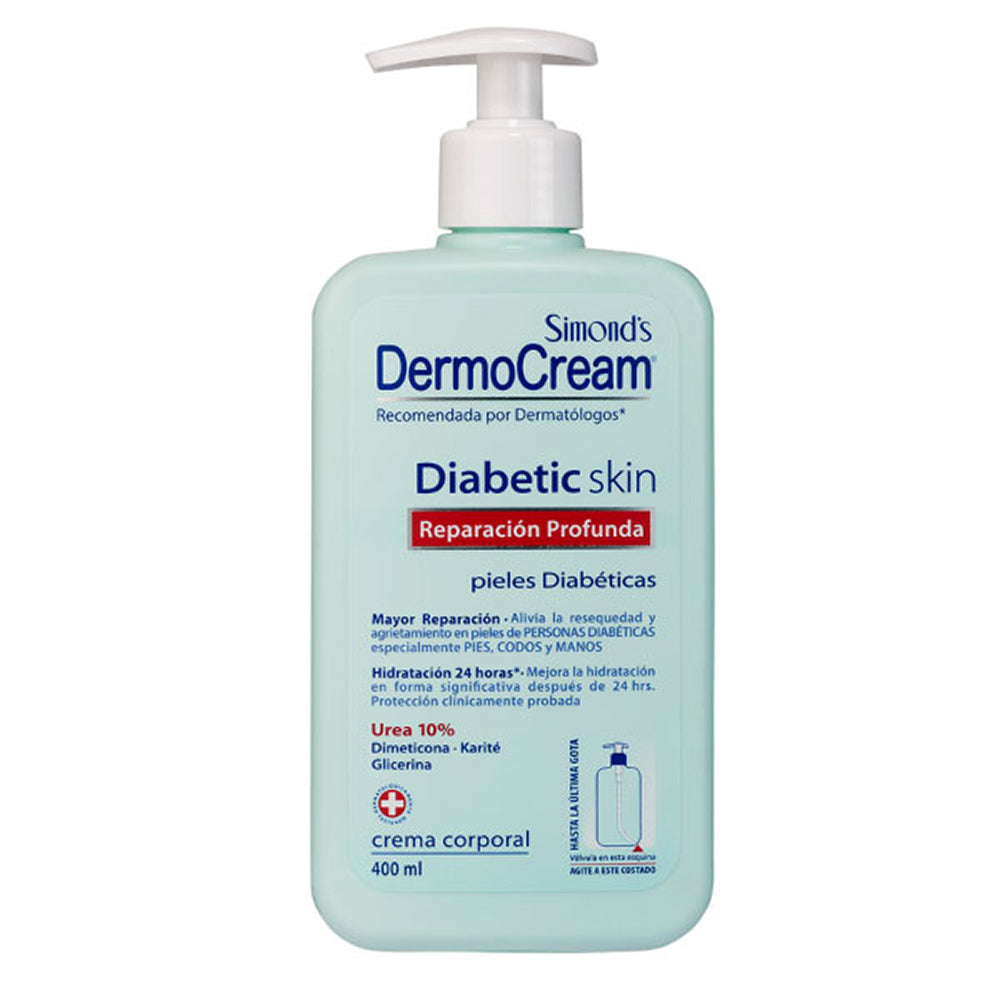 Crema corporal Simonds Dermocream Diabetic Skin 400ml — Perfumería La ...