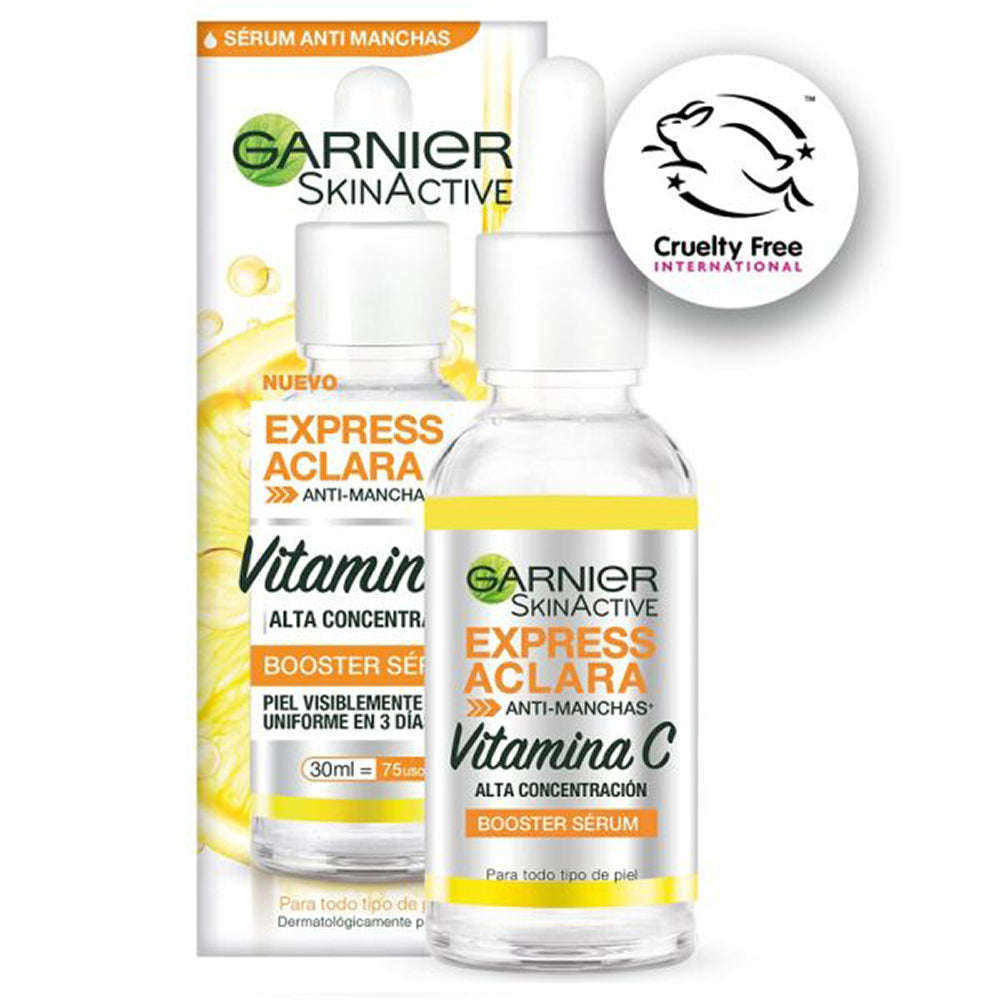 Sérum Garnier Express Aclara Anti-manchas 30ml — Perfumería La Mundial