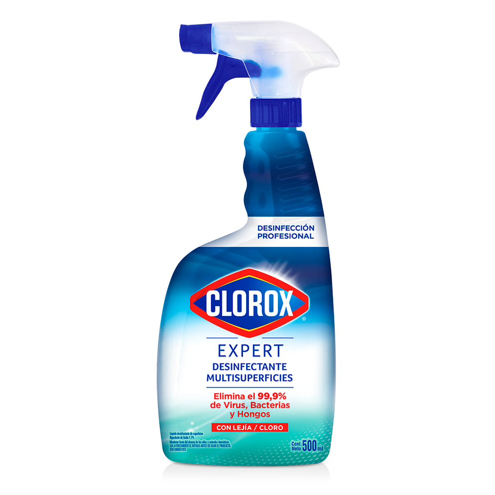 Limpiador Desinfectante Multisuperficies Clorox Expert gatillo 500 ml — Perfumería La Mundial
